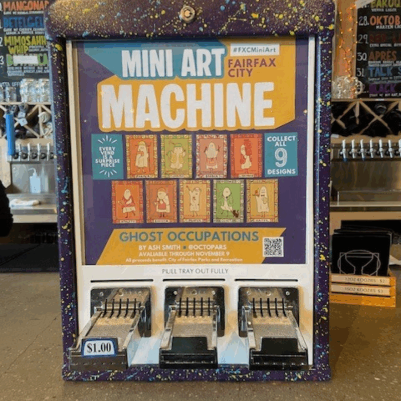 Mini Art Vending Machine Debuts in Fairfax - The Fairfax Girl